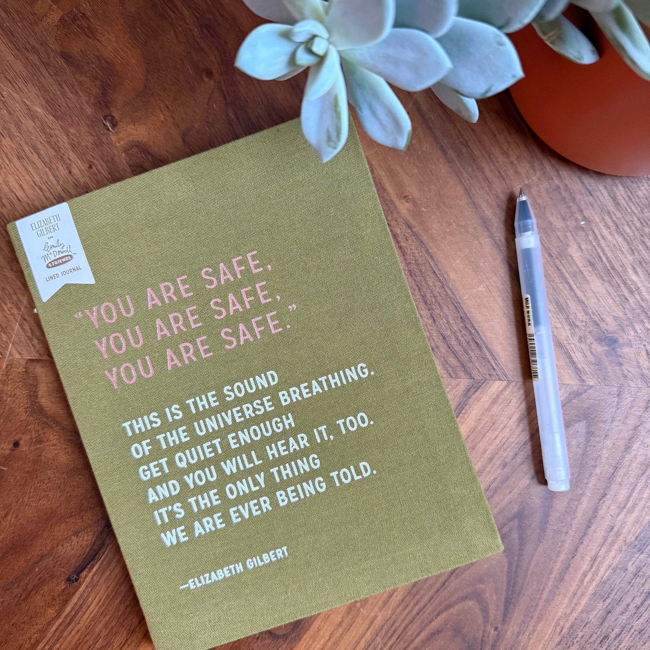 Elizabeth Gilbert You Are Safe Journal | Confia Collective – Confía ...